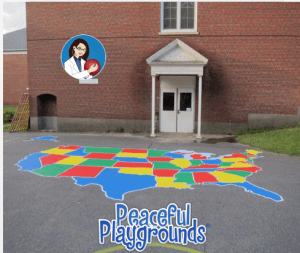 US Peaceful Playground Map Stencil Giveaway | Enter To Win
