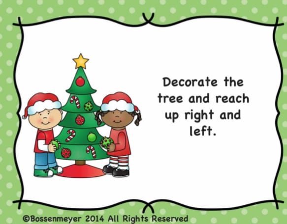 kid exercise christmas